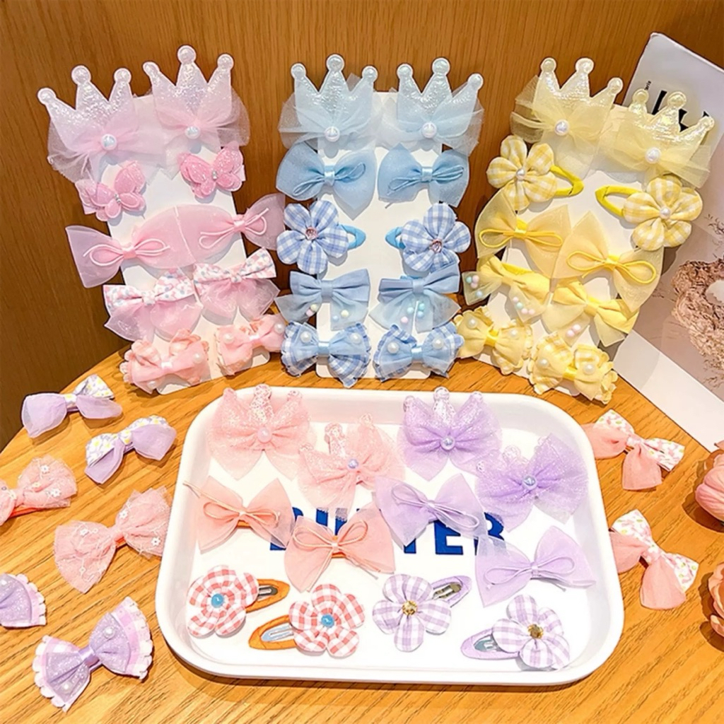 Jual ImportAcc Jepit Rambut Anak 1 Set 10 Pcs Jepit Rambut Anak Motif ...