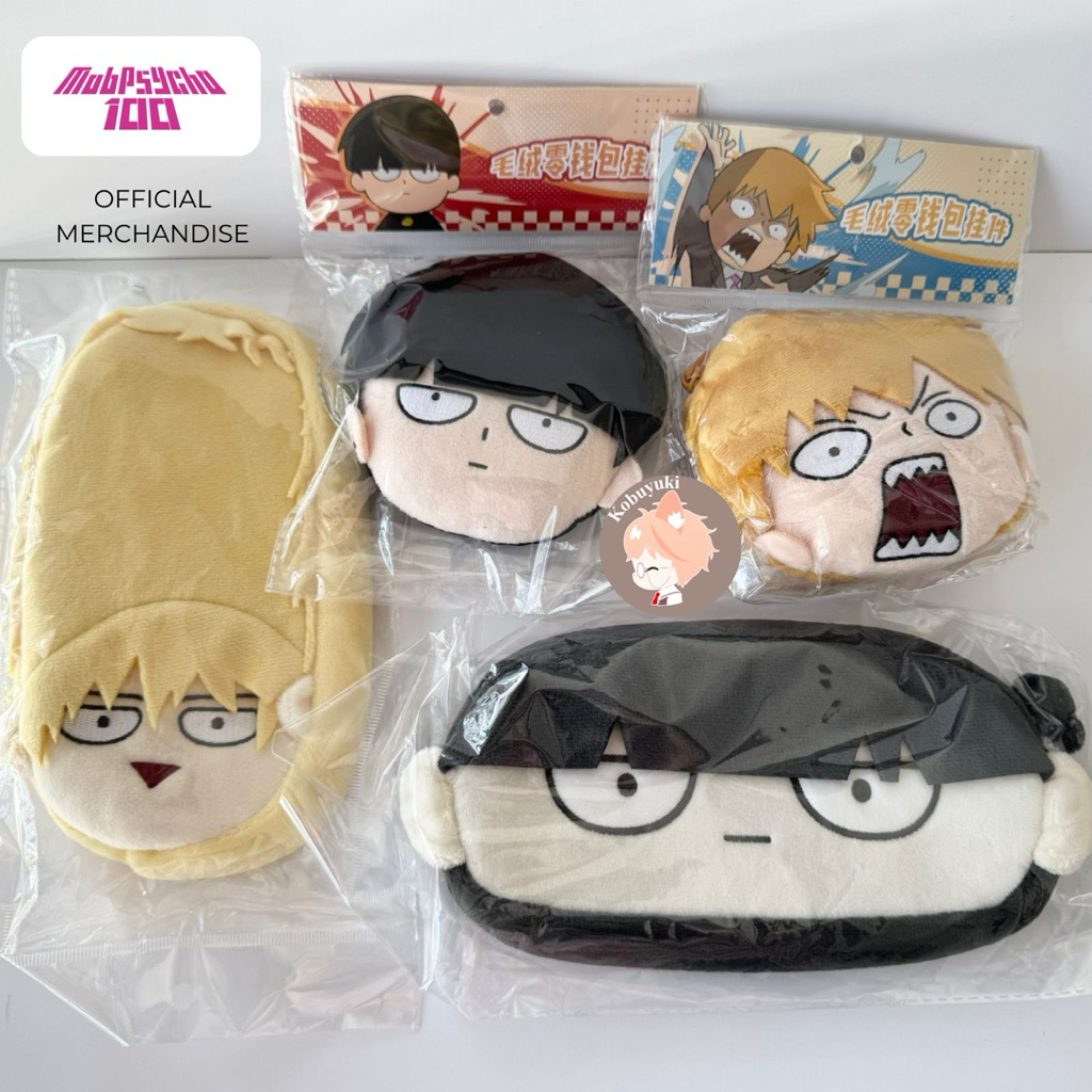 Jual [Ready restock] OFFICIAL Mob Psycho 100 Fluffy Pouch Original ...