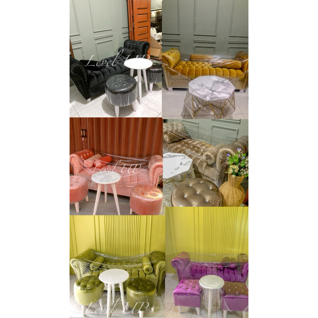 Jual Sofa bench set Meja Granit/HPL | Shopee Indonesia