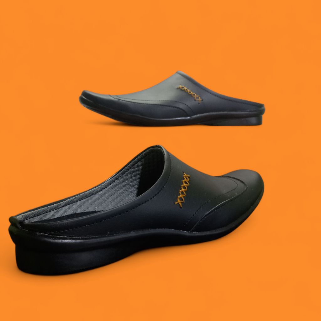 Jual sandal sepatu bustong cowok sepatu tutong slop pria formal kasual ...