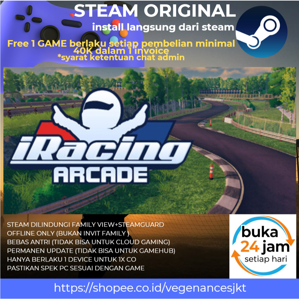 Jual iRacing Arcade Offline PC Game Original + Latest | Shopee Indonesia