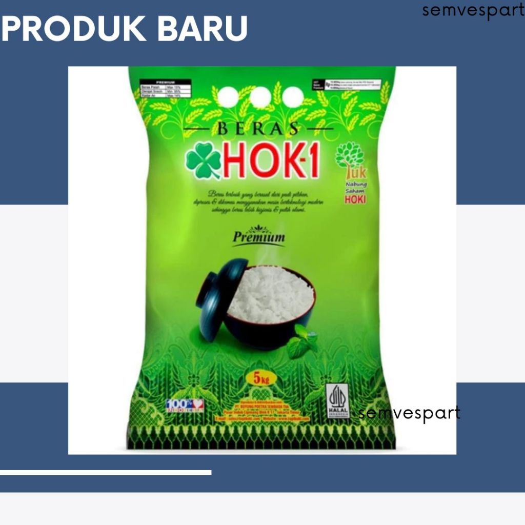 Jual BERAS HOKI PREMIUM 5KG | Shopee Indonesia