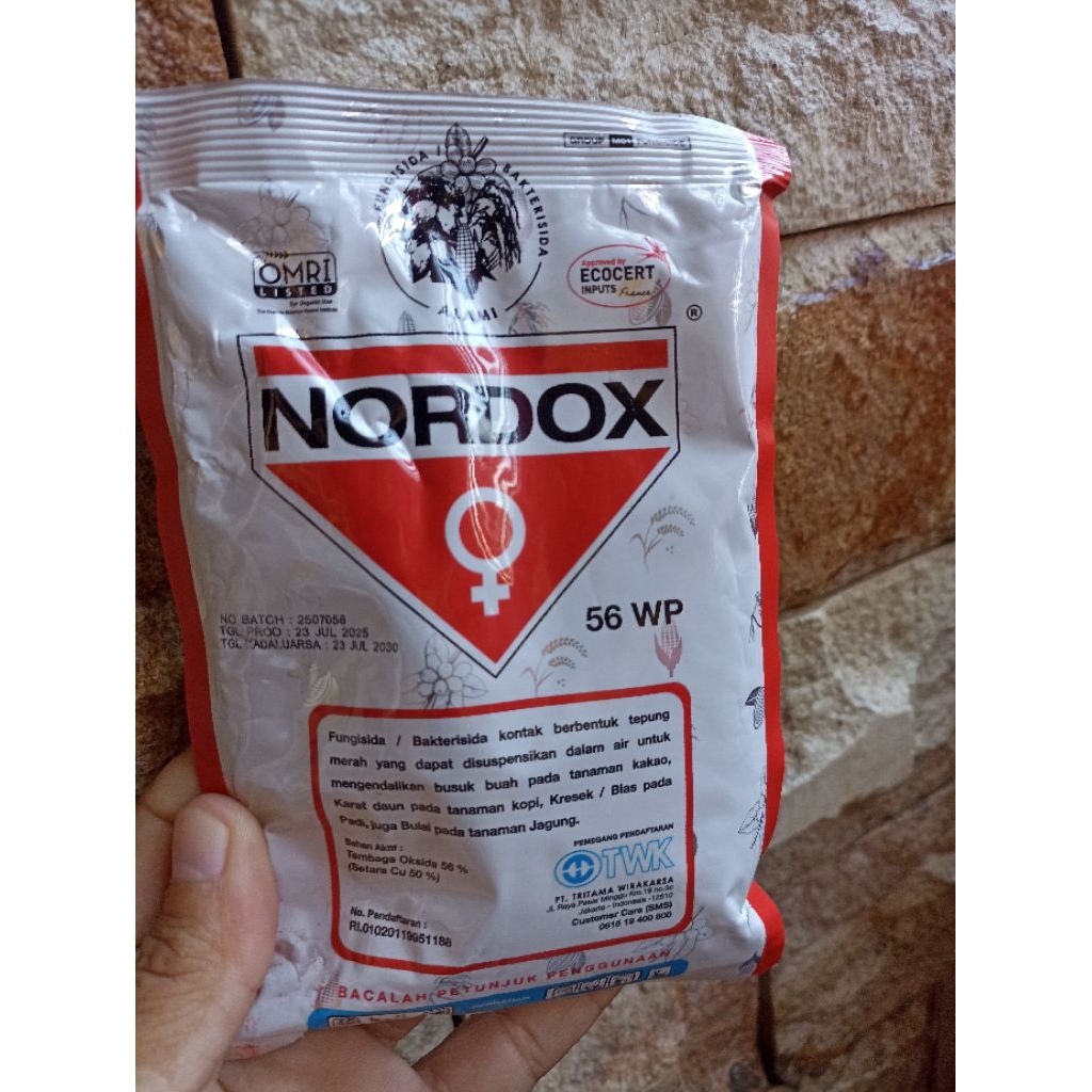 Jual NORDOX 56WP 100gr & 500gr, FUNGISIDA+PEMBUNUH BAKTERI TANAMAN ...