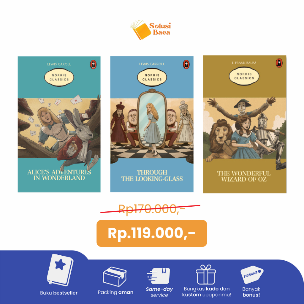 Jual Paket Norris - Buku Alice’s Adventures in Wonderland + Through the ...