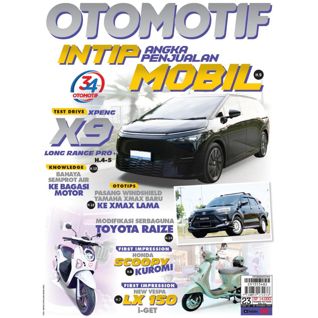 Jual Tabloid Otomotif edisi Oktober 2025 - Otomotif No.23 | Shopee ...