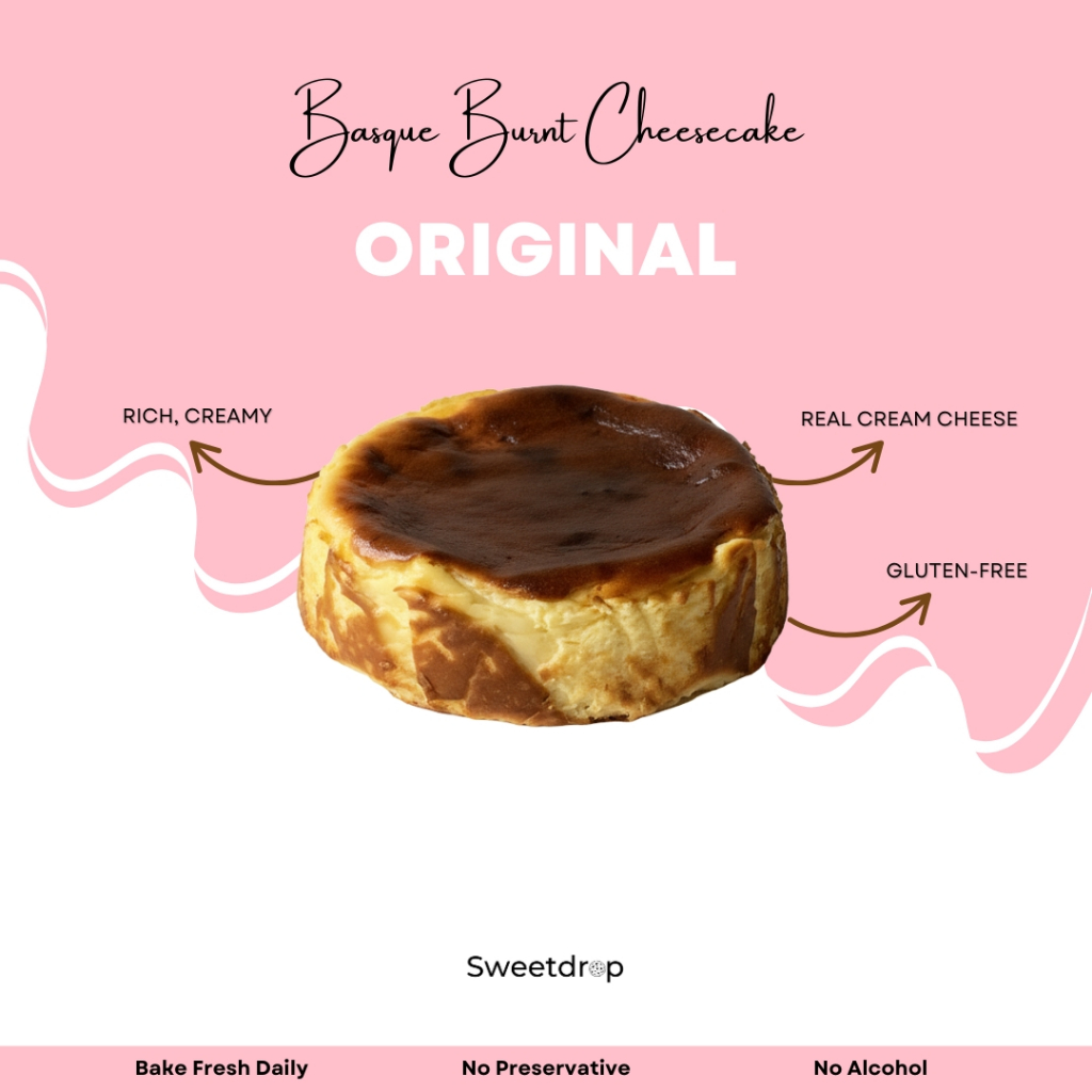 Jual Basque Burnt Cheesecake Original | Shopee Indonesia