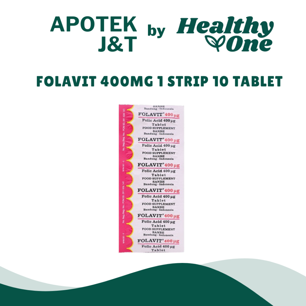Jual FOLAVIT 400MG 1 STRIP 10 TABLET | Shopee Indonesia