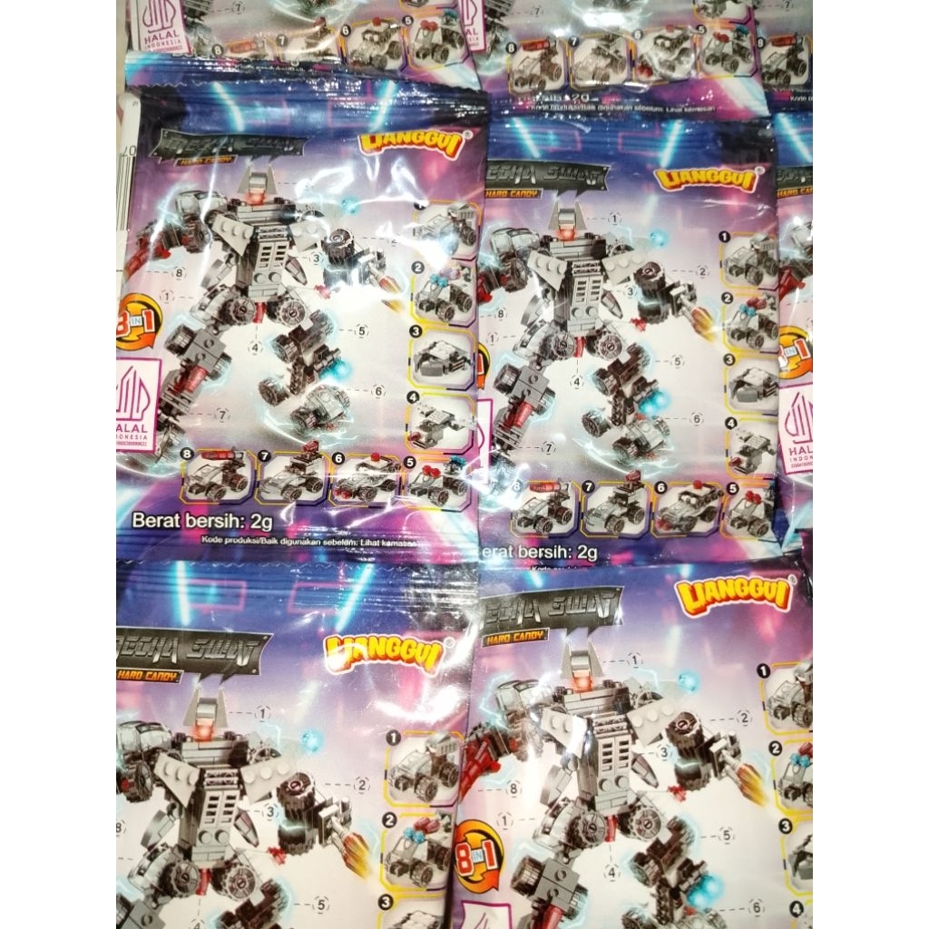 Jual permen hard candy berhadiah lego/permen surprise candy | Shopee ...