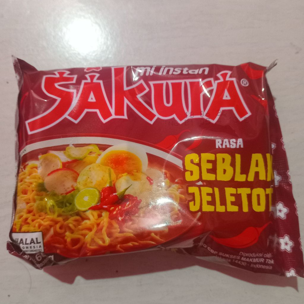 Jual mie instant sakura rasa seblak jeletot | Shopee Indonesia