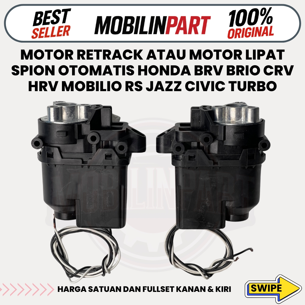 Jual Motor Retrack Atau Motor Lipat Spion Otomatis Honda BRV Brio CRV ...