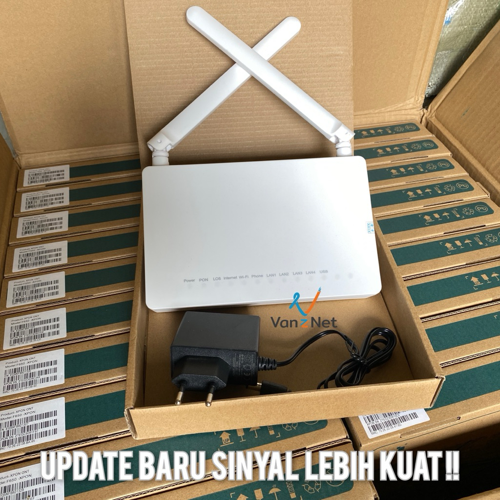 Jual ZTE XPON F650 NEW (MODEM/ONU EPON GPON) MULTI SSID | Shopee Indonesia