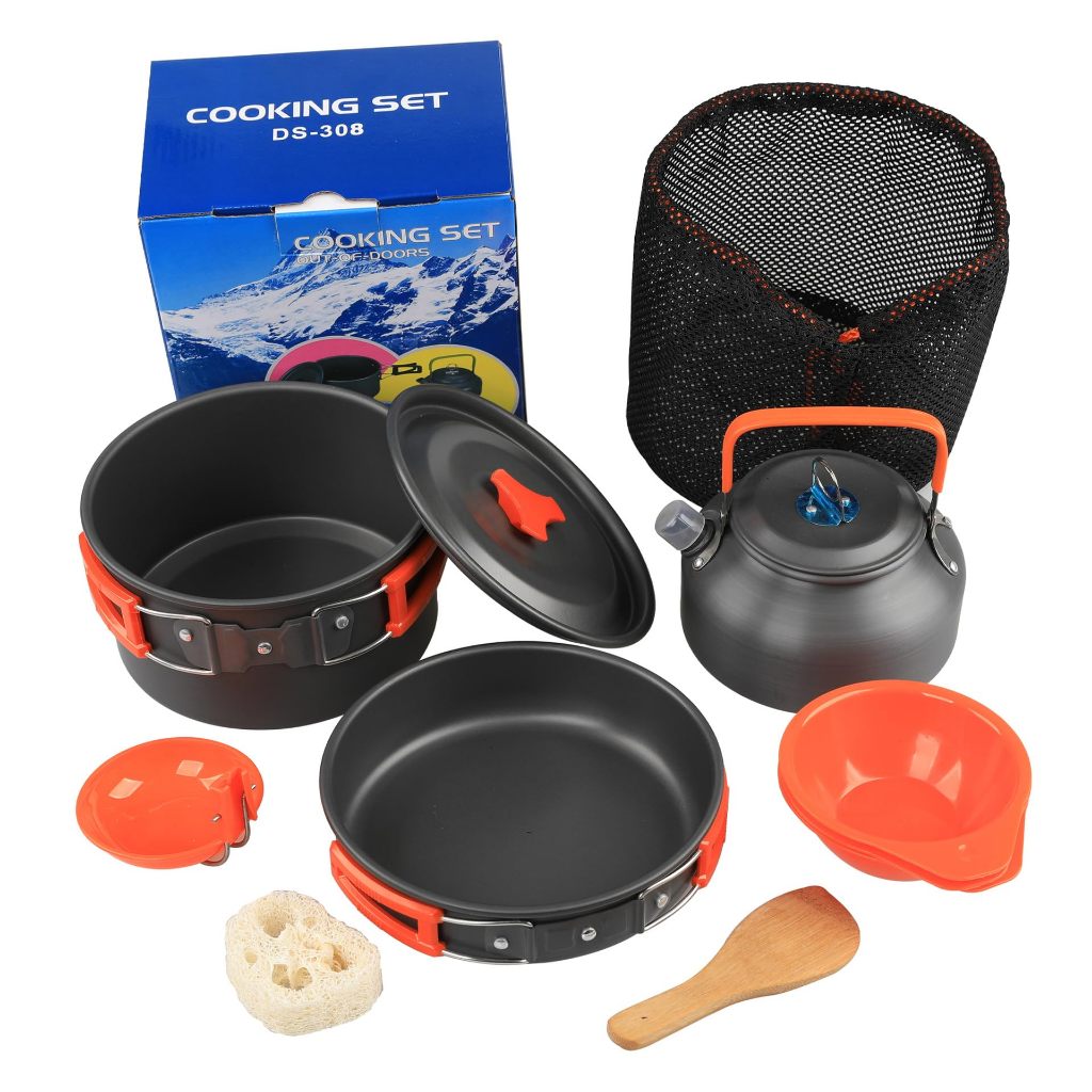 Jual Alat Masak Gunung Camping DS 308 Cooking Set DS 308 Plus Teko ...