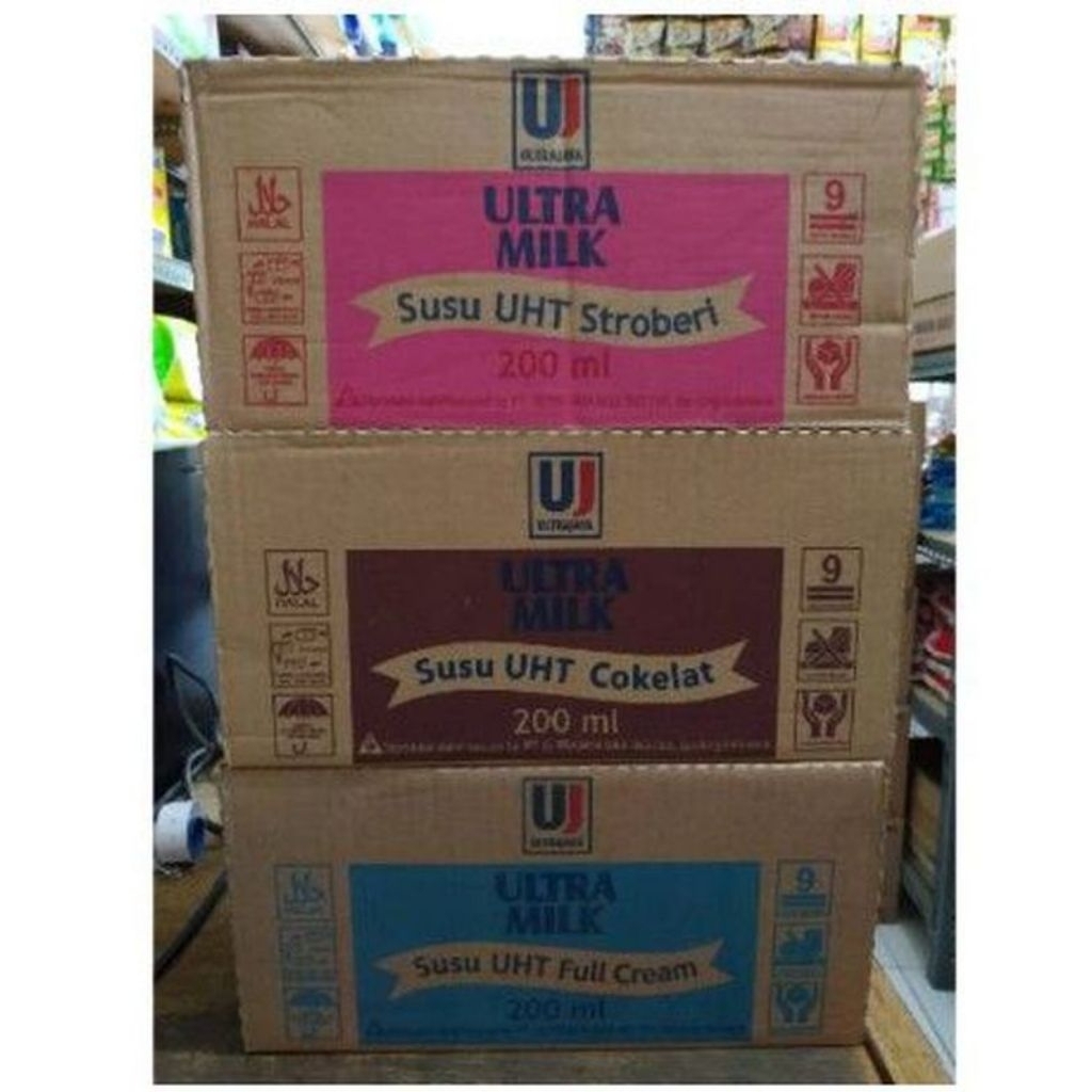 Jual ULTRA MILK 200 ML - 1 DUS ISI 24 PCS | Shopee Indonesia