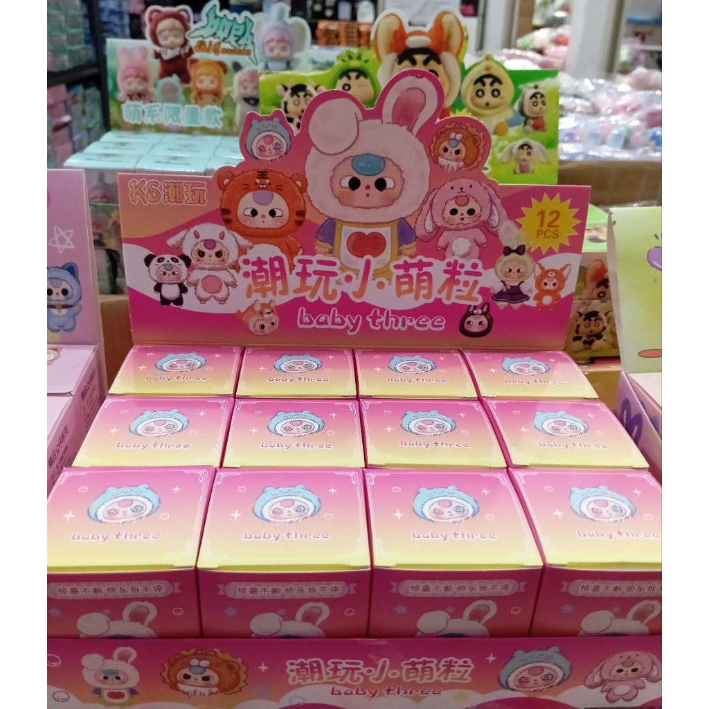 Jual mainan blind box baby three lucu | Shopee Indonesia