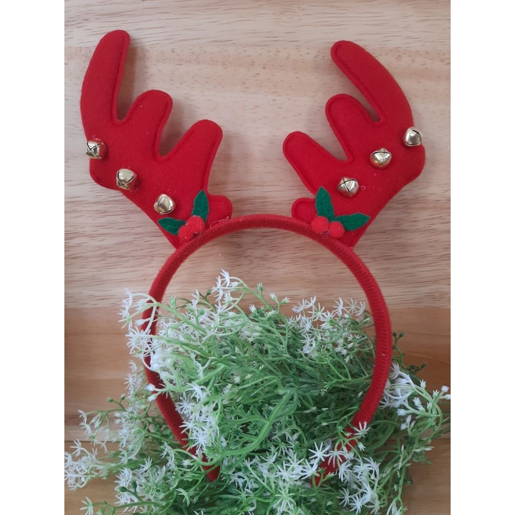 Jual Bando Christmas Anak Tanduk Rusa Lonceng Kecil | Shopee Indonesia