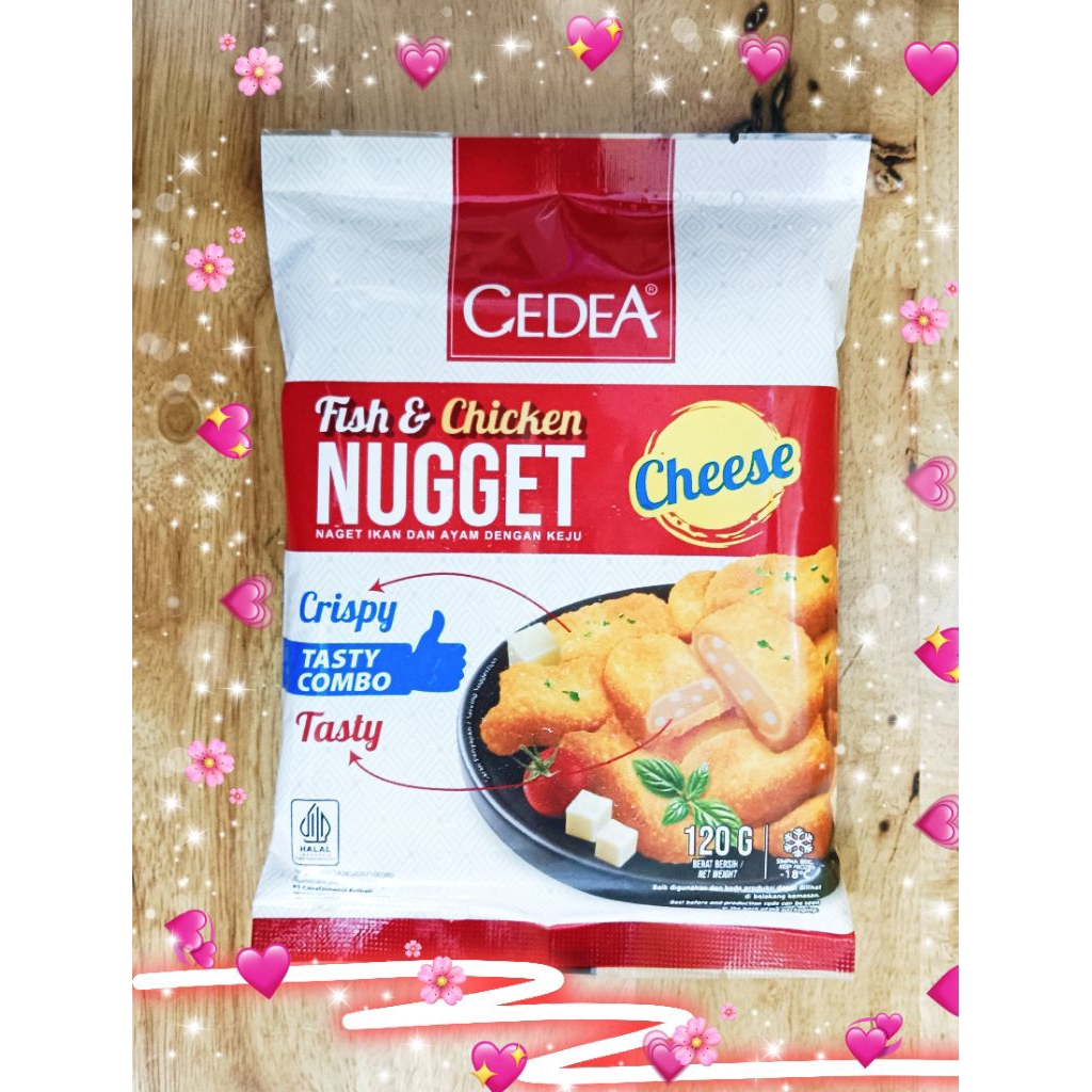 Jual CEDEA FISH N CHICKEN NUGGET CHEESE 120GR/NAGET MIX IKAN N AYAM ISI ...