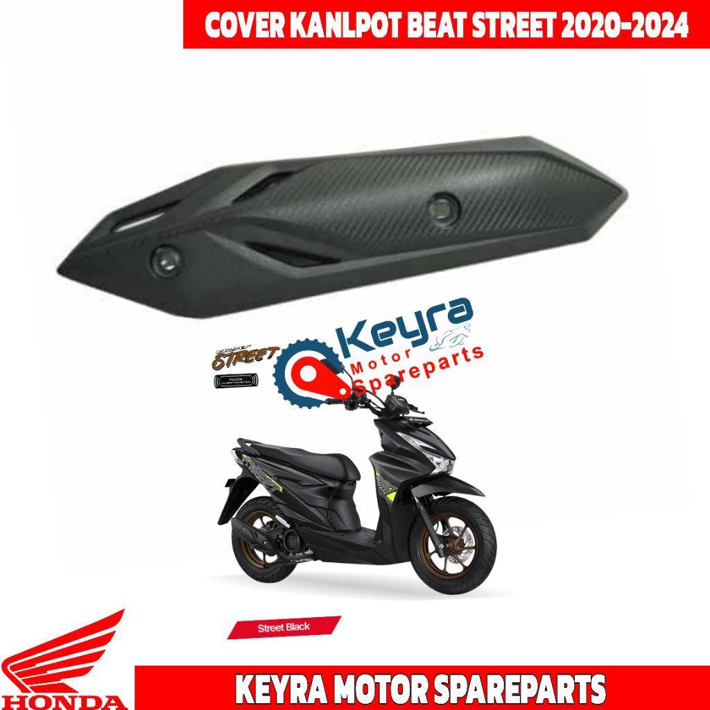 Jual COVER KNALPOT HONDA BEAT STREET 2020-2024 ORIGINAL HONDA | Shopee ...