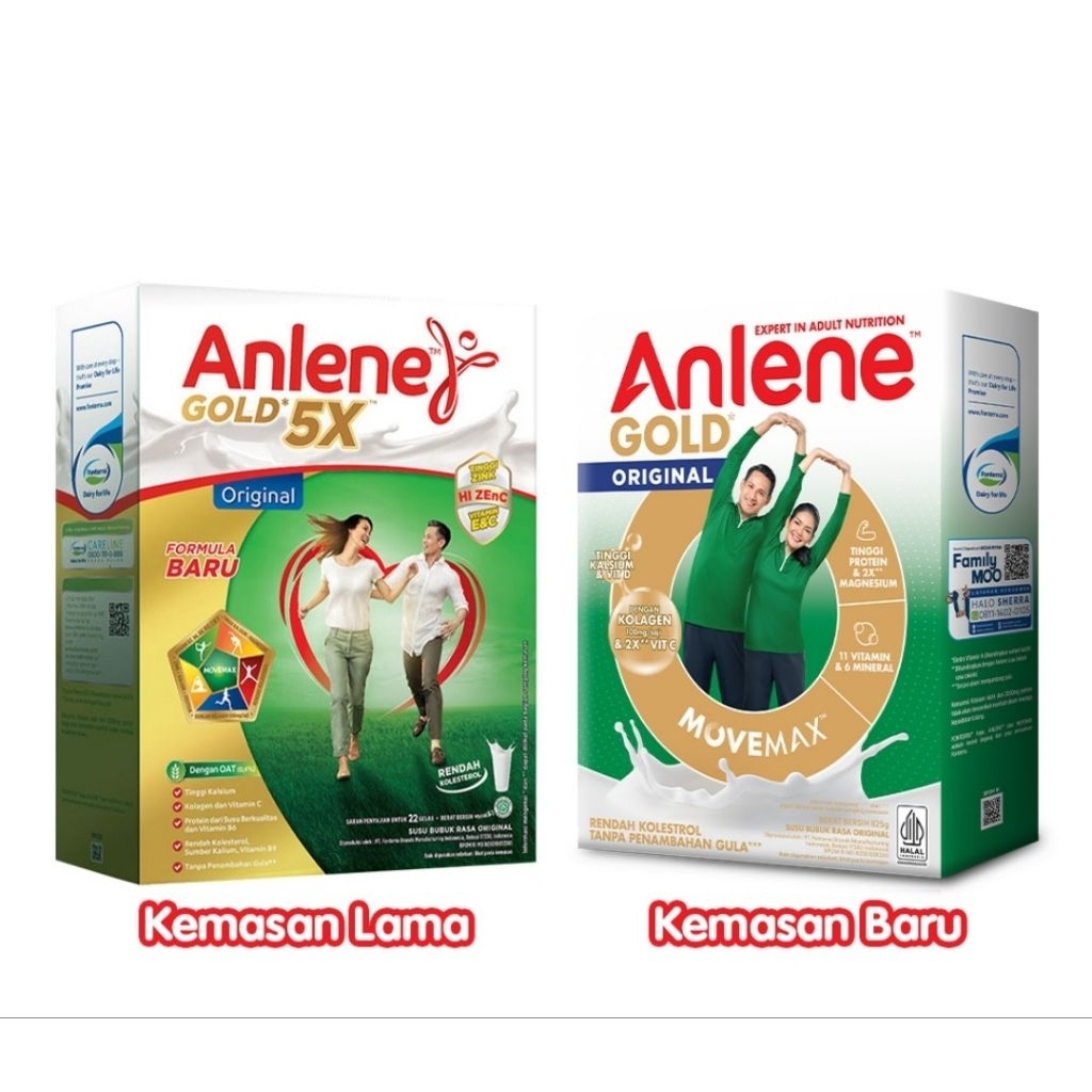 Jual Anlene Susu Bubuk Gold Original Box 570g | Shopee Indonesia