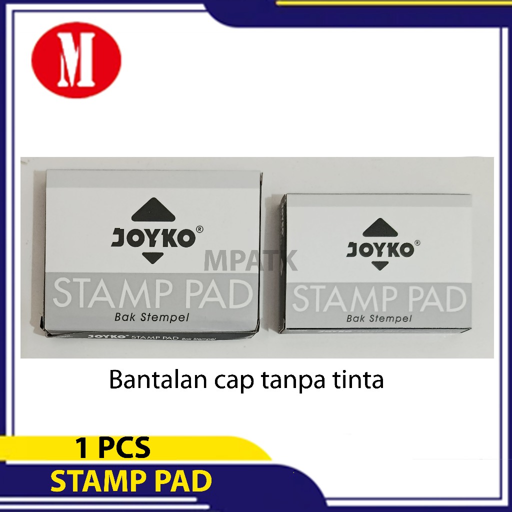 Jual Stamp Pad Bantalan cap tanpa tinta ukuran besar dan kecil PCS ...