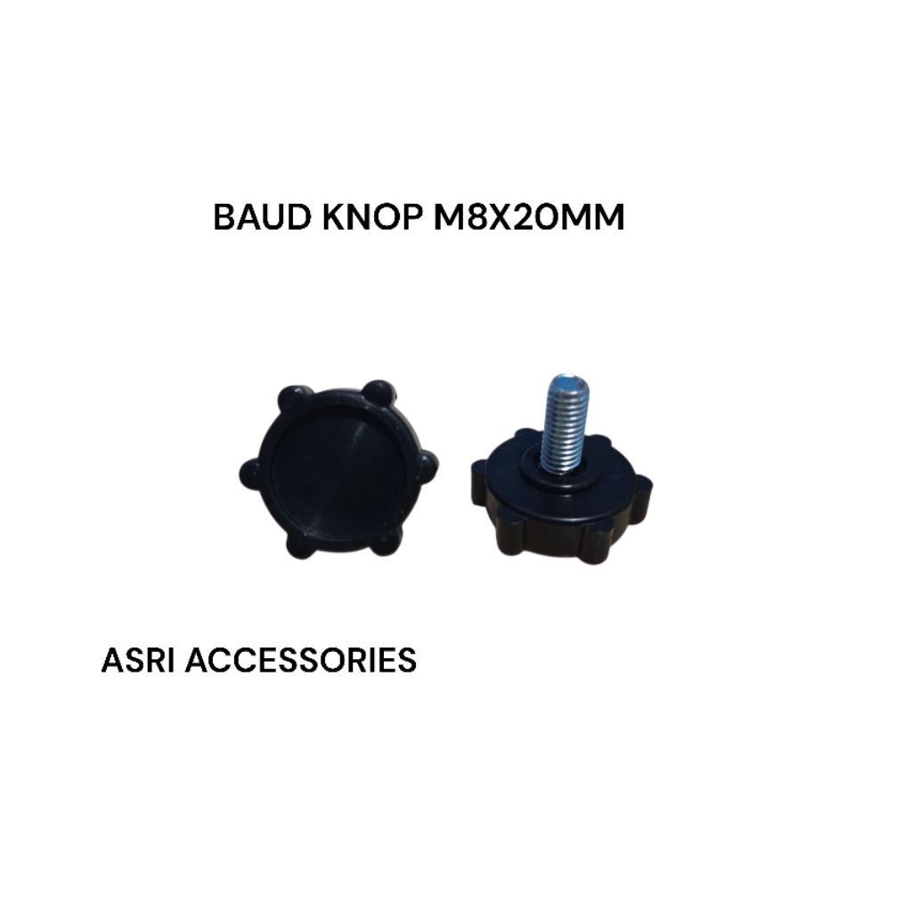 Jual Baud Adjuster m8x20mm puntiran tiang infus star knop stabil kaki ...