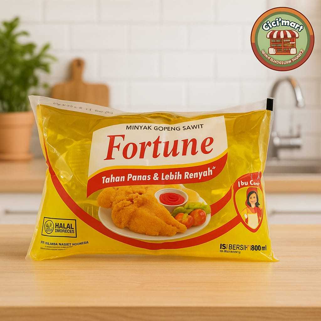 Jual Minyak Goreng Sawit Fortune Bantal (Kemasan 800ml,Kemasan 1000ml ...