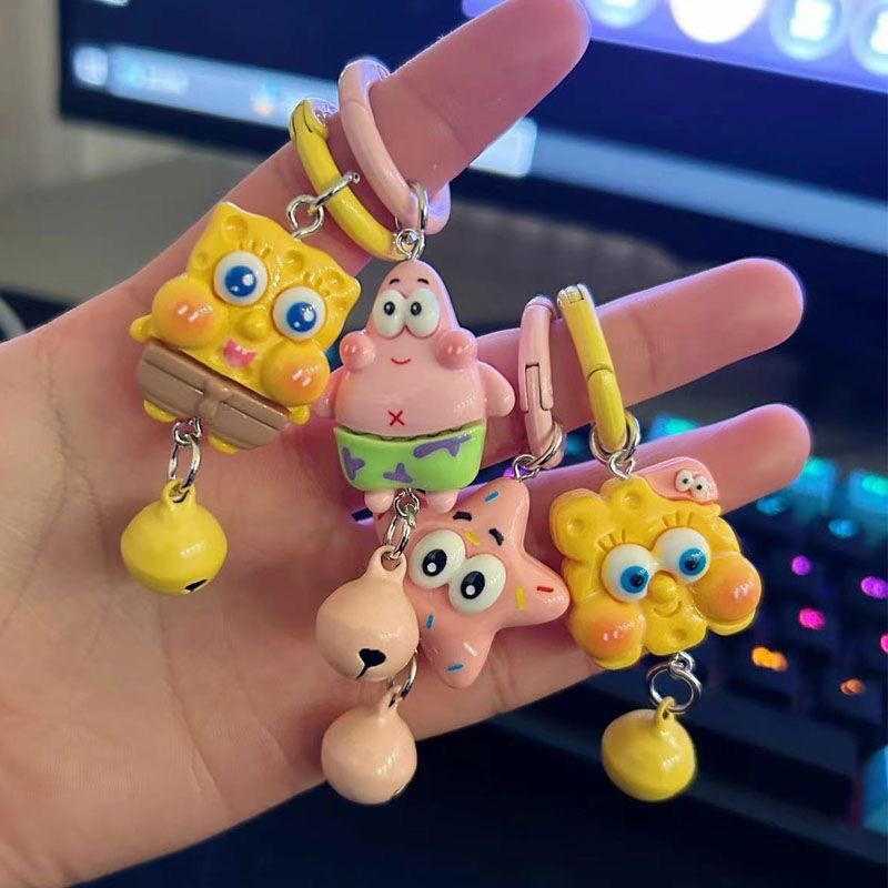 Jual Model baru Gantungan Kunci Resin Lucu Spongebob Patrick Aksesoris ...