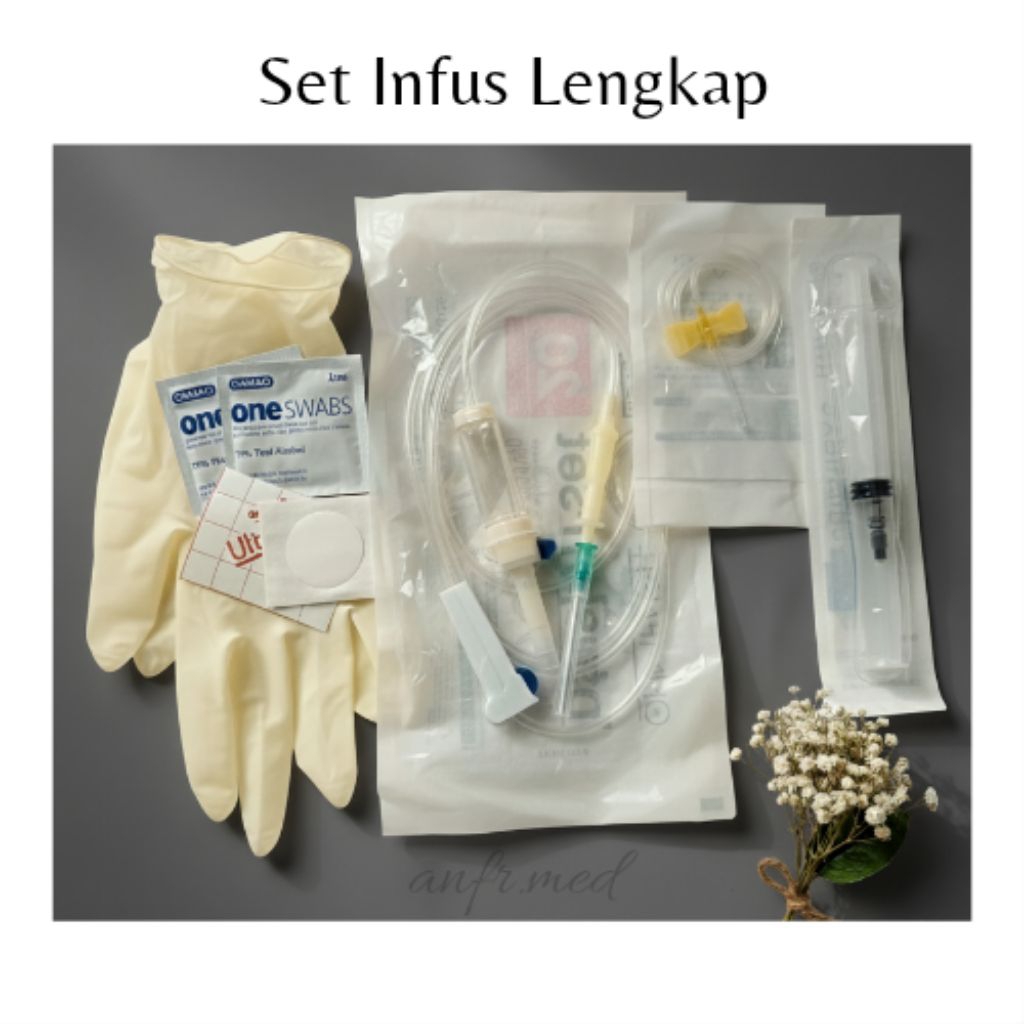 Jual Premium Infus Set Lengkap Komplit / Paket Hemat Infus | Shopee ...