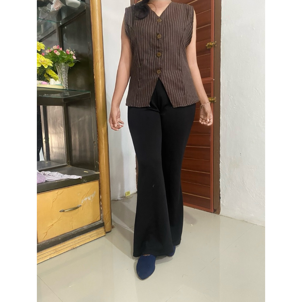 Jual Vest Stripe Premium-korean Style-Vest kekinian | Shopee Indonesia