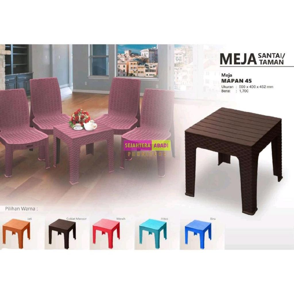 Jual Napolly plastic meja tamu coffe table mapan 45 / 46 meja plastik ...