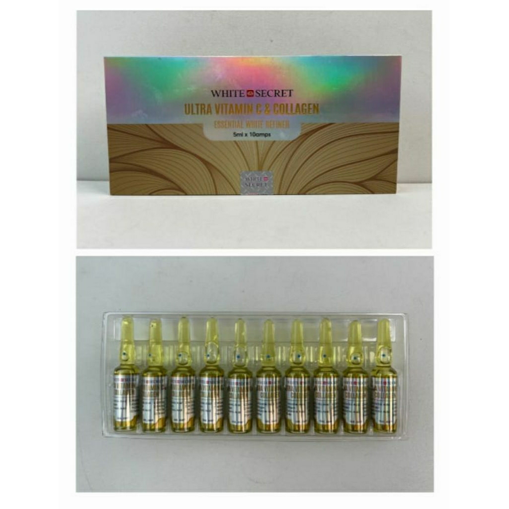 Jual white secret ultra VIT c ampul coklat tanpa box white secret ...