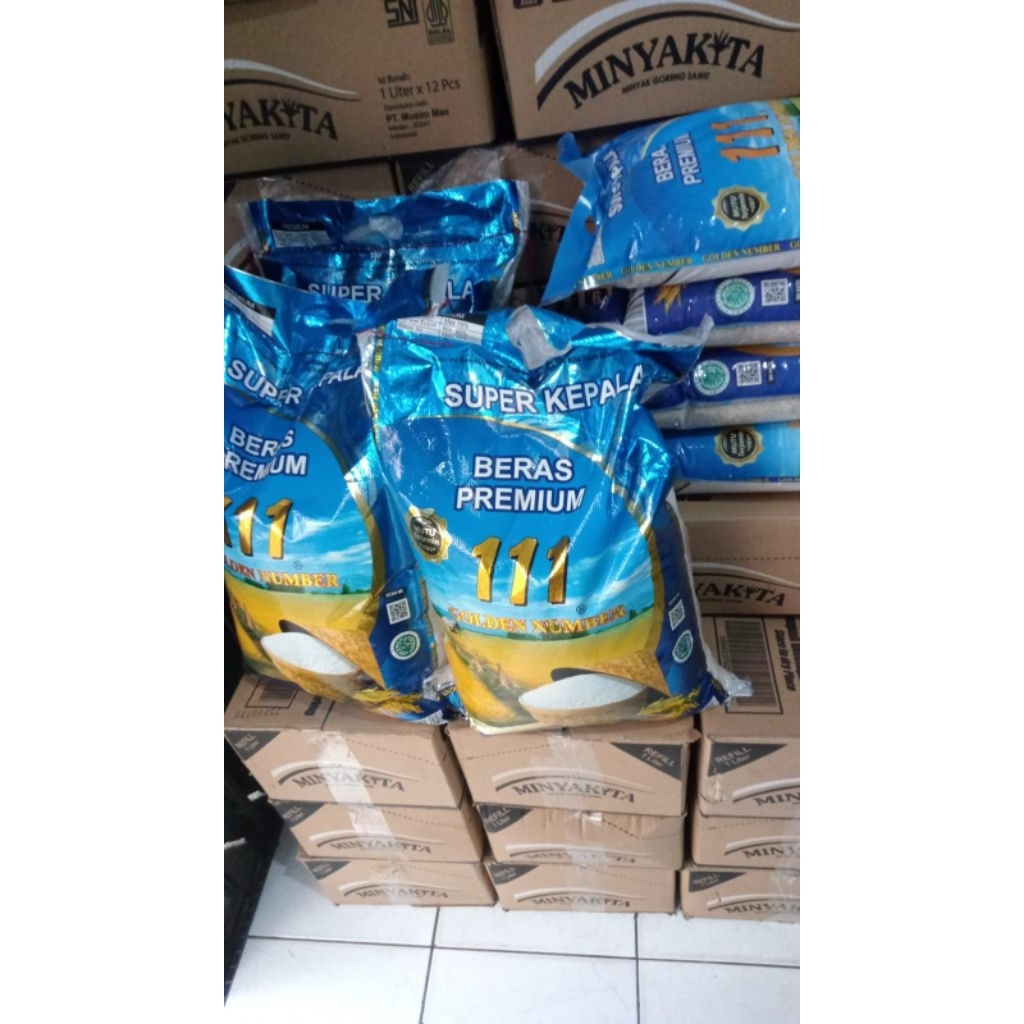 Jual Beras 111 Golden Number (BIRU) | Shopee Indonesia