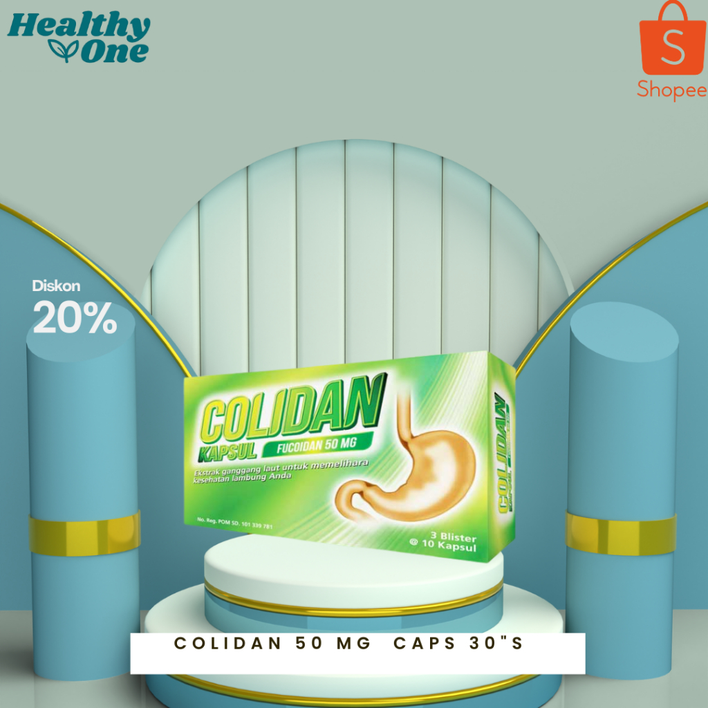 Jual COLIDAN FUCOIDAN 50MG 1 BLISTER 10 KAPSUL | Shopee Indonesia