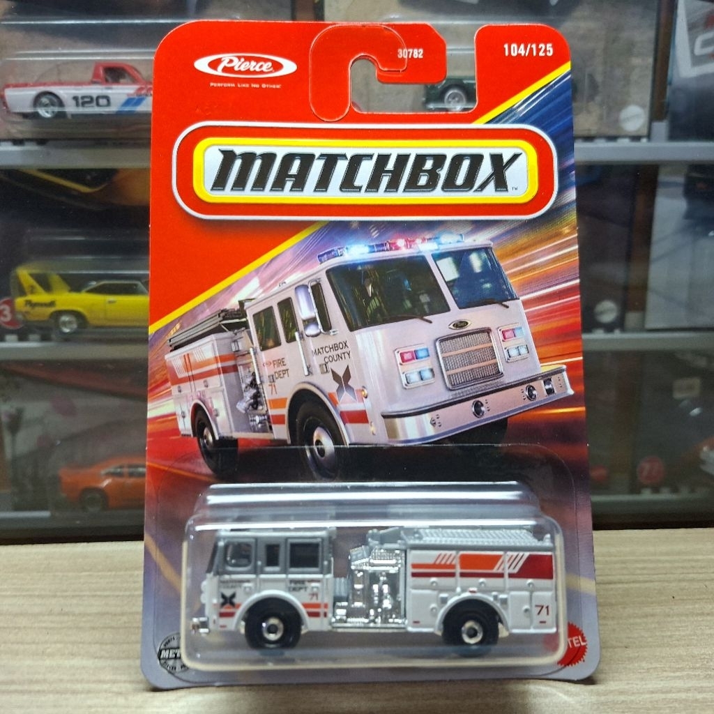 Jual Matchbox Pierce Arrow XT Fire Engine White - 93BH - Original ...