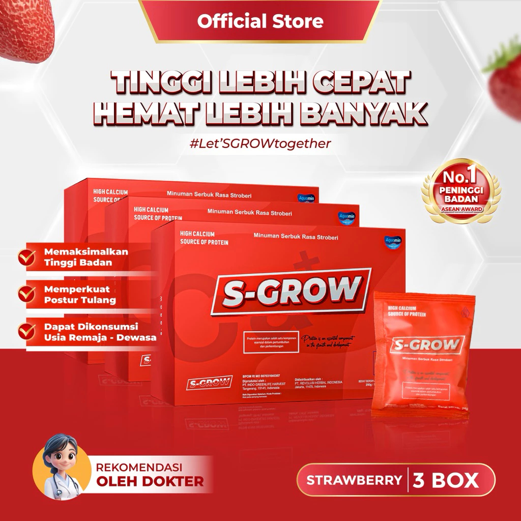 Jual S-GROW 3 BOX – Susu Tinggi Kalsium Terbaik untuk Pertumbuhan ...