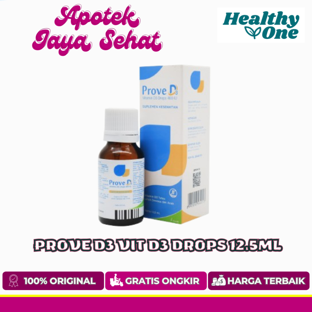 Jual PROVE D3 VIT D3 DROPS 12.5ML | Shopee Indonesia