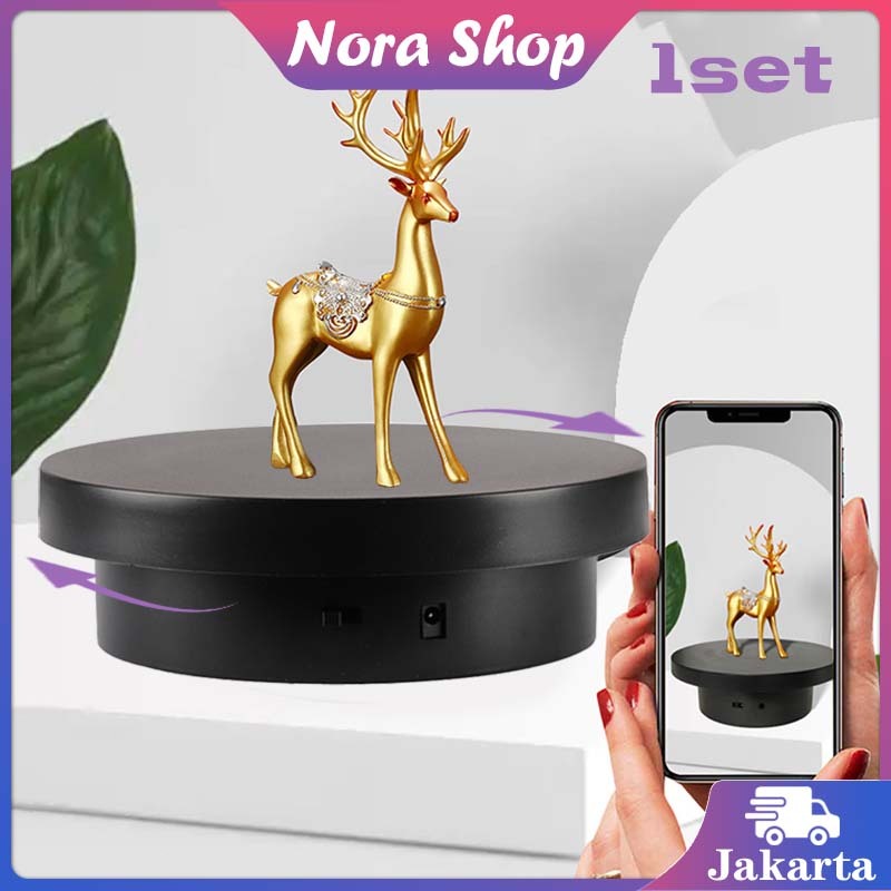 Jual 20cm Rotating Display Stand Listrik / Alat Display Putar Produk ...