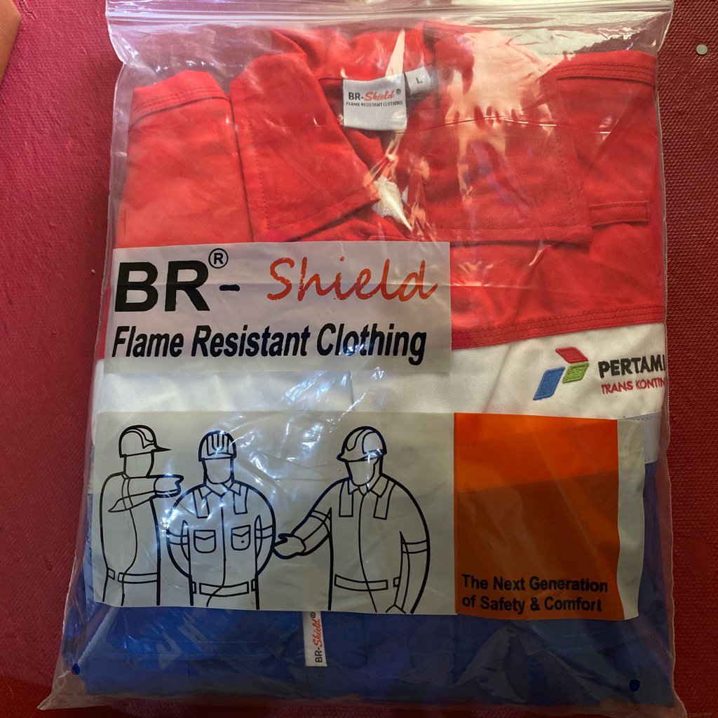 Jual Wearpack Coveall Pertamina Trans Kontinental Original BR-SHIELD ...