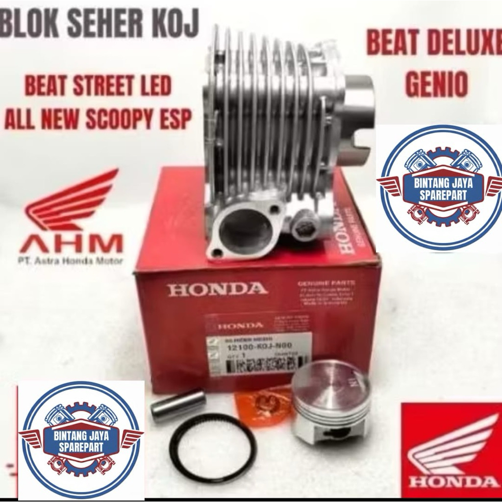 Jual Blok Seher Kit ORIGINAL HONDA (KOJ) Genio/Beat Deluxe/Scoopy New ...