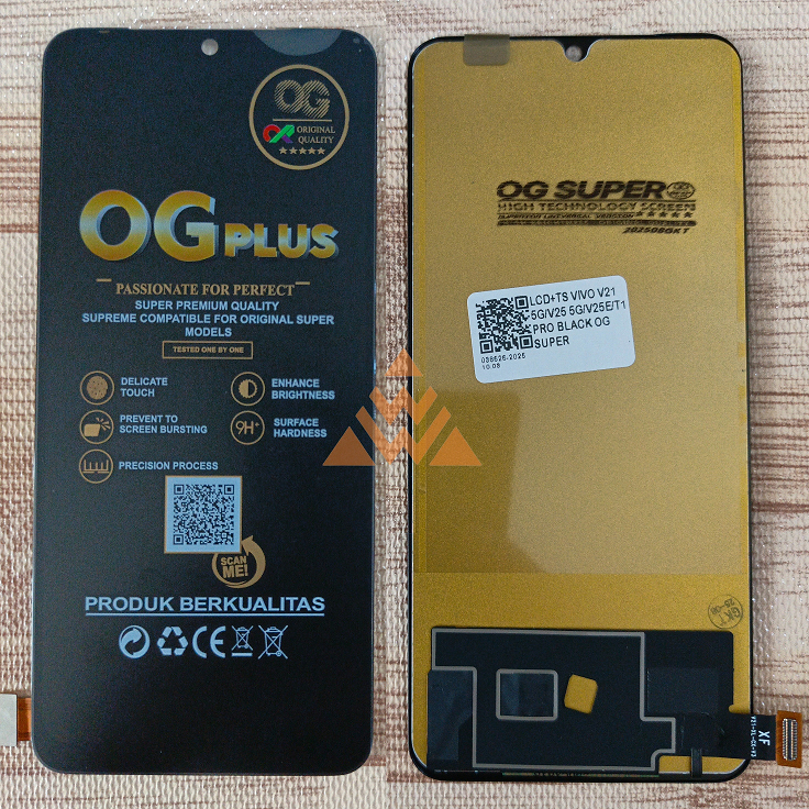 Jual OG Super ~ LCD Touchscreen Vivo V21 5G/V25 5G/V25E/T1 PRO Black ...
