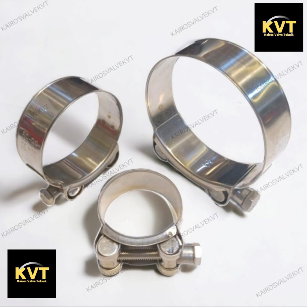 Jual Klem Stainless 1/2", 3/4", 1", 1 1/4", 1 1/2", 2", 2 1/2", 3", 4 ...