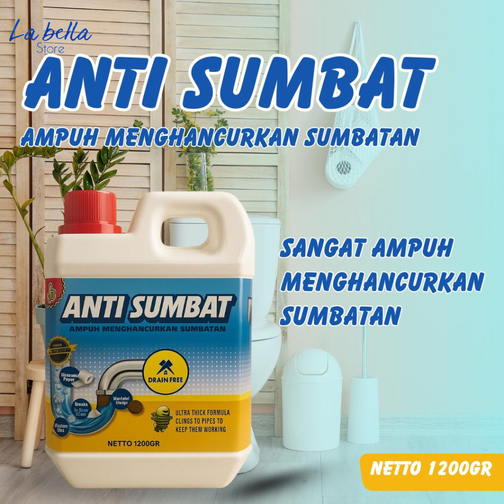 Jual Anti Sumbat WC Saluran Air Wastafel Mampet Drain Free / Bekerja ...