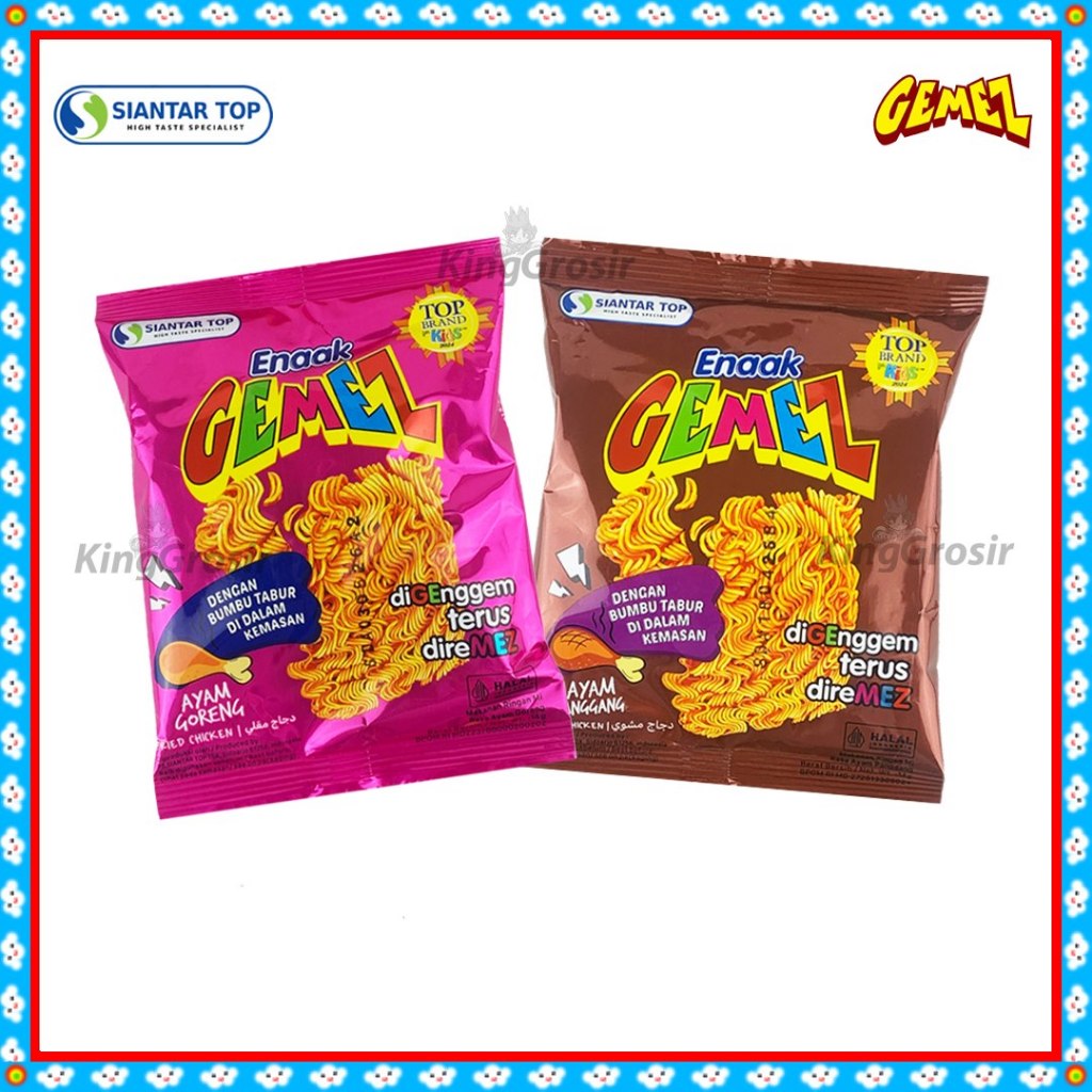 Jual Mi Gemez Renceng Isi 10 Sachet (14gr) dengan Bumbu Tabur / Noodle ...