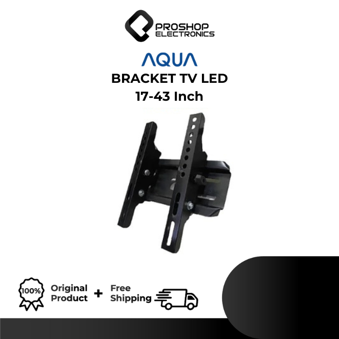 Jual AQUA Elektronik Bracket TV LED 17-43 inch Wall Bracket / Bracket ...