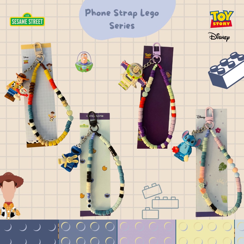 Jual Phone Strap Lego Disney| Toy Story| Gantungan Hp Lego | Shopee ...