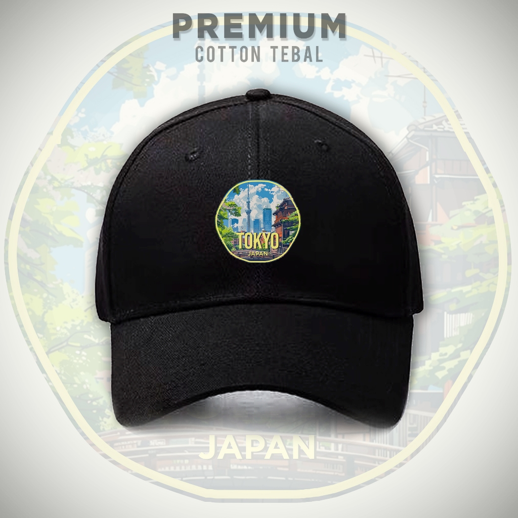 Jual Topi Negara Jepang Premium Cotton Caps Tokyo Japan Trip Souvenir ...