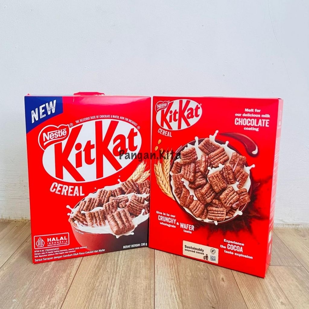Jual KITKAT CEREAL (EXP MEI 2026) 330gr / SEREAL SARAPAN NESTLE KITKAT ...