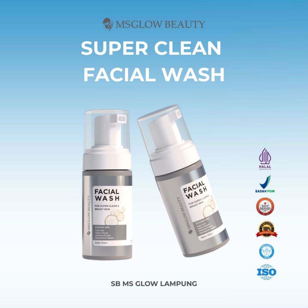 Jual MS GLOW FACIAL WASH ORIGINAL 100% BPOM | Shopee Indonesia