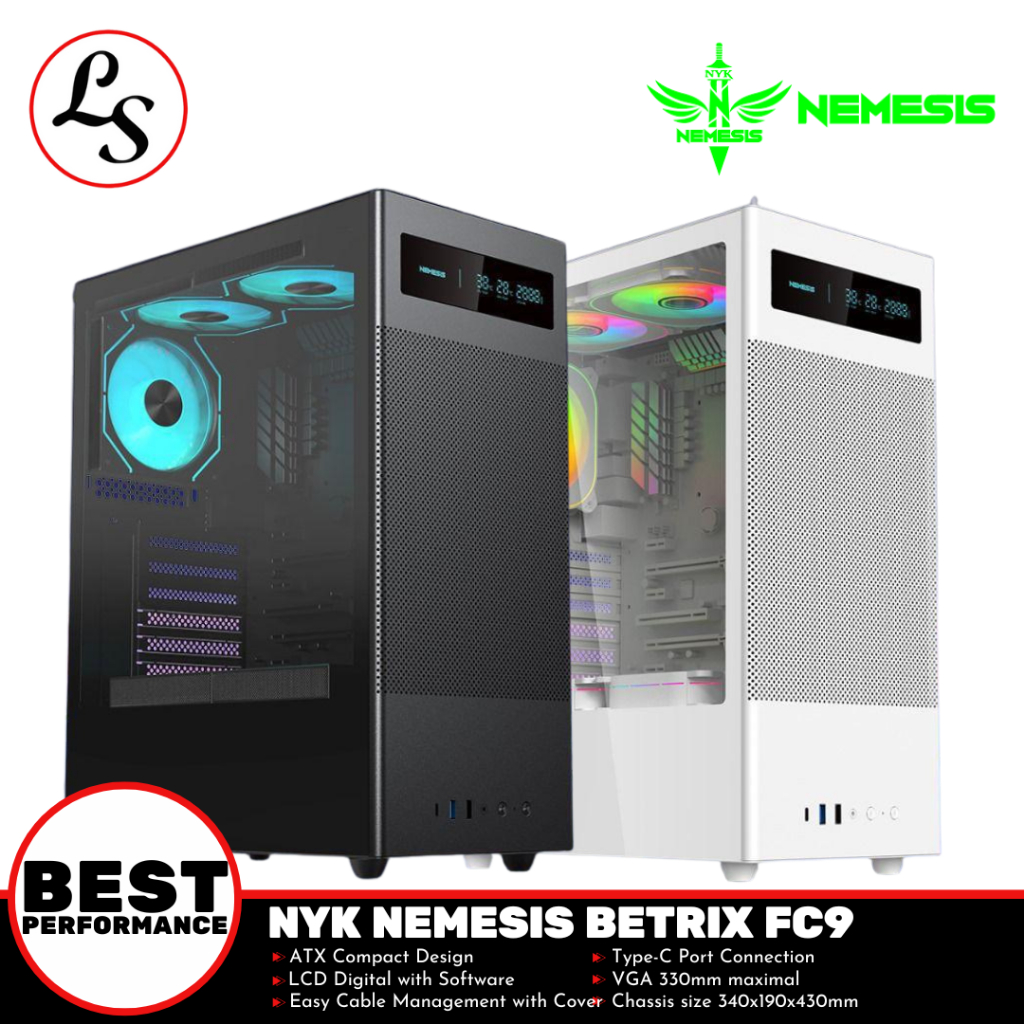 Jual NYK NEMESIS CASING Betrix FC9 with LCD Digital Display | Shopee ...