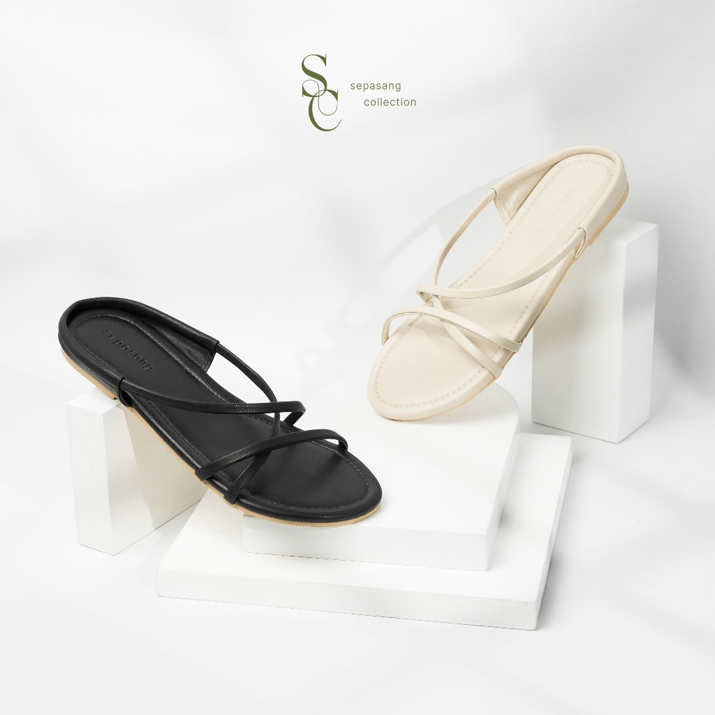 Jual SEPASANG COLLECTION Jia Sandal Wanita | Shopee Indonesia