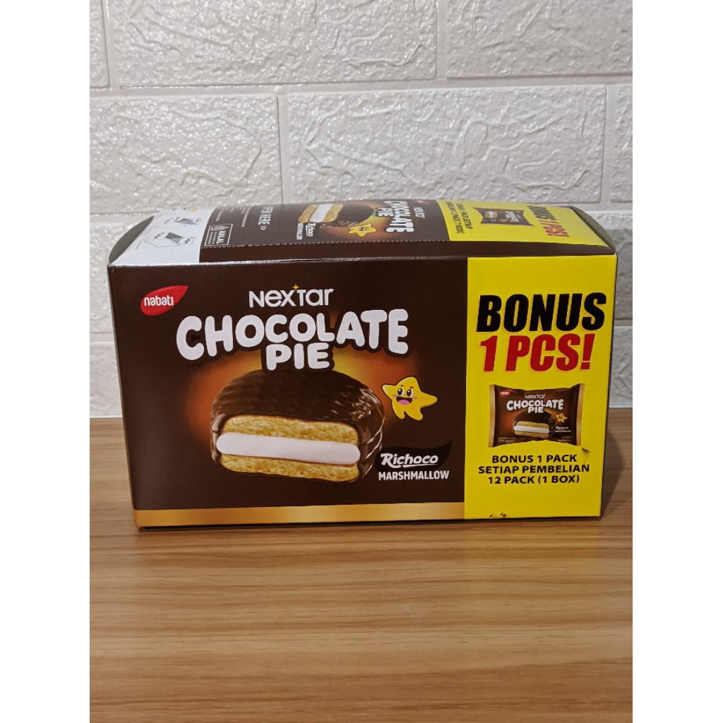 Jual Nextar Chocopie – Kue Lembut Isi Marshmallow Salut Cokelat (1 Box ...